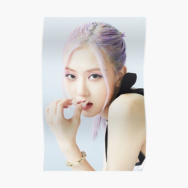 "BP - 'The Album -JP- Ver.' ROSE" Poster for Sale by catoro | Redbubble