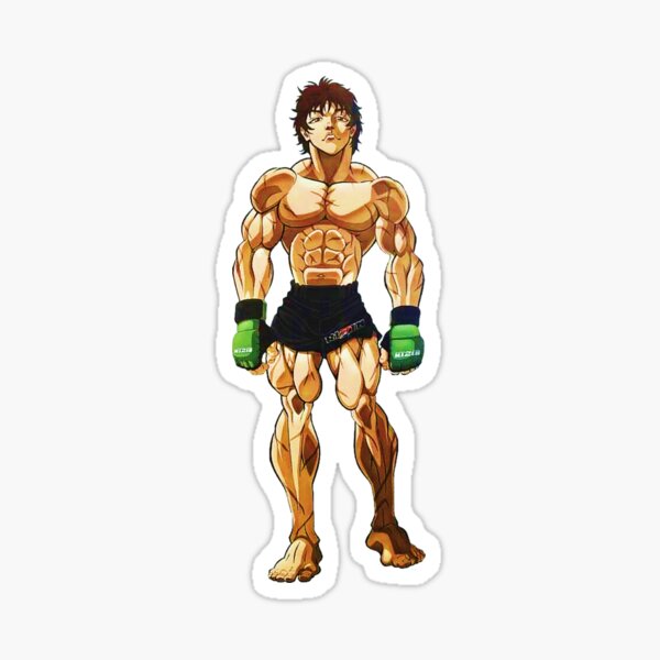 "Baki Hanma" Sticker for Sale by LAPAY | Redbubble
