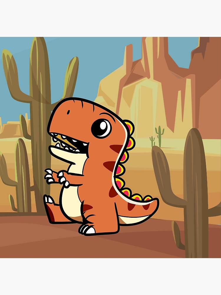 "Dinosaur T-Rex Cute" Poster for Sale by yudhih827 | Redbubble