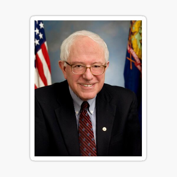 "bernie sanders" Sticker for Sale by Cheesy-Puffs | Redbubble