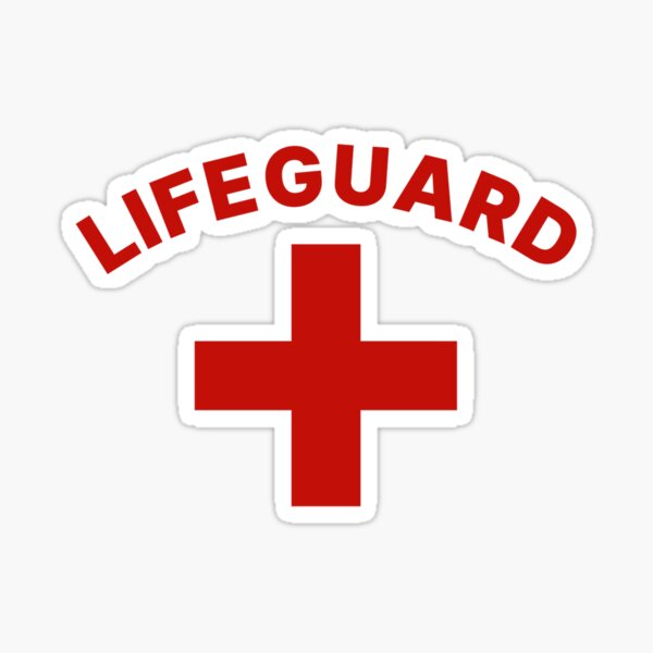 "Lifeguard " Sticker for Sale by jtrenshaw | Redbubble
