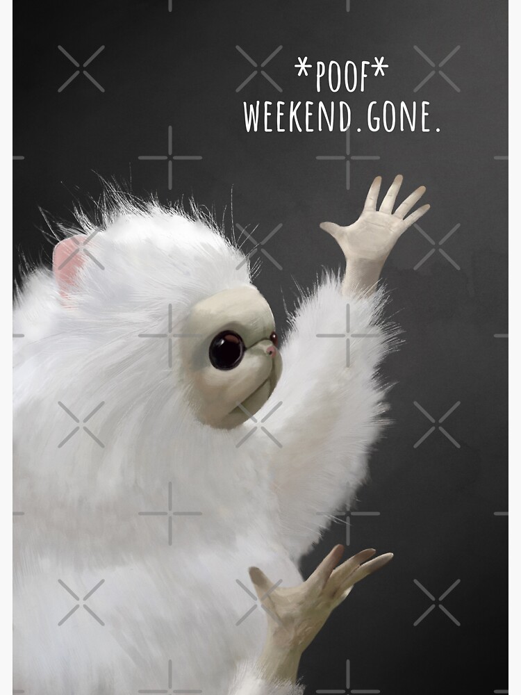 "Weekend Gone - Meme (Part B)" Sticker for Sale by Mashz | Redbubble
