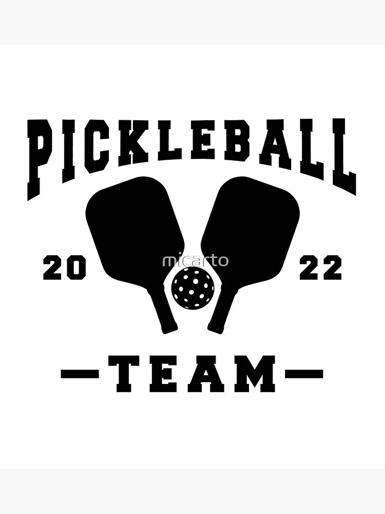 "Pickleball Team" Poster for Sale by micarto | Redbubble