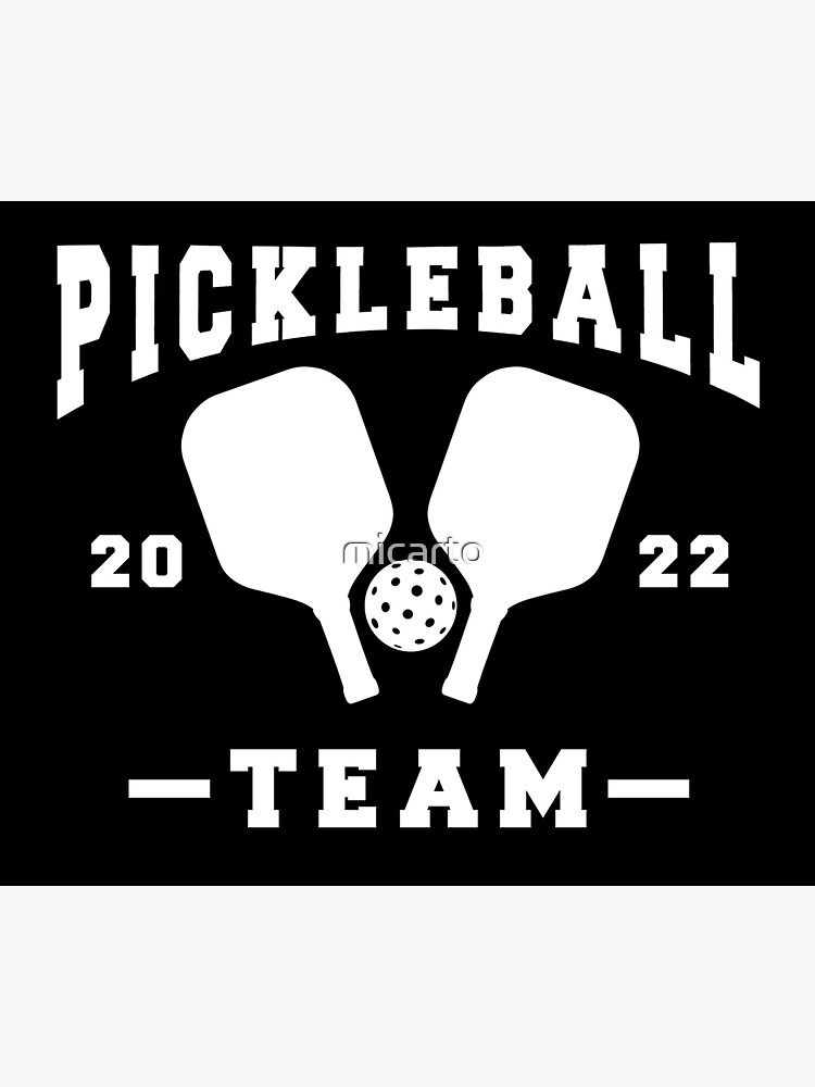 "Pickleball Team" Sticker for Sale by micarto | Redbubble