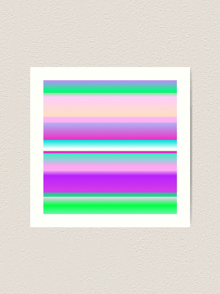 "Vaporwave color palette aesthetic | Vaporwave color palette" Art Print ...