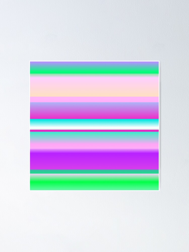 "Vaporwave color palette aesthetic | Vaporwave color palette" Poster ...