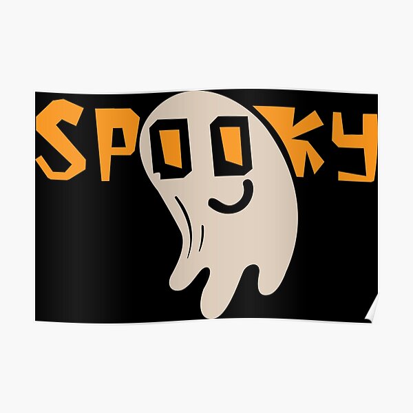 "Cute Spooky Boo ghost Halloween sublimation" Poster for Sale by ...
