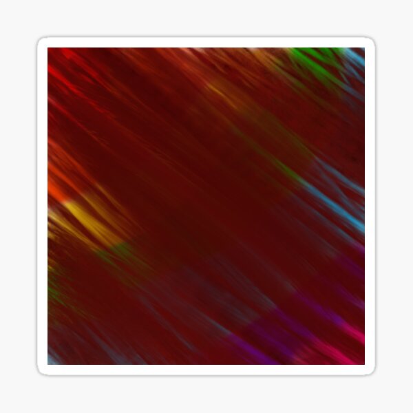 "Bleed rainbow" Sticker for Sale by WingedCatDad | Redbubble
