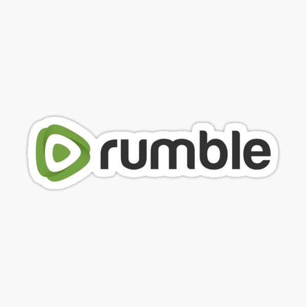 "Rumble Logo" Sticker for Sale by CloutDesigner | Redbubble