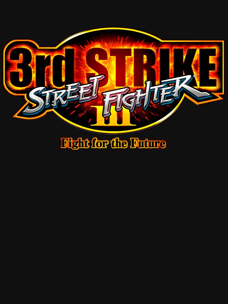 "Street Fighter III: 3rd Strike - Fight for the Future logo" T-shirt ...
