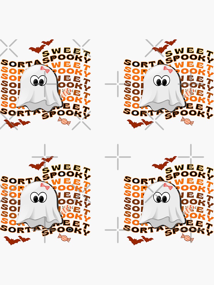 "Sorta Sweet Sorta Spooky" Sticker for Sale by ImaginedCo | Redbubble