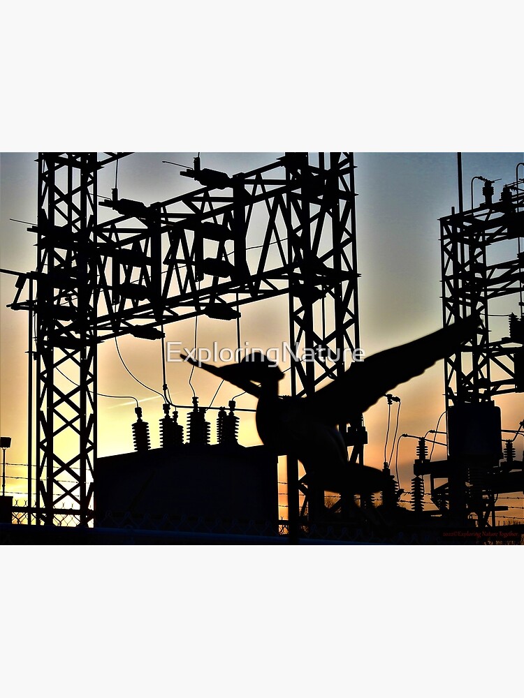 "Weathervane and Hydro Lines in the Sunset" Poster for Sale by ...