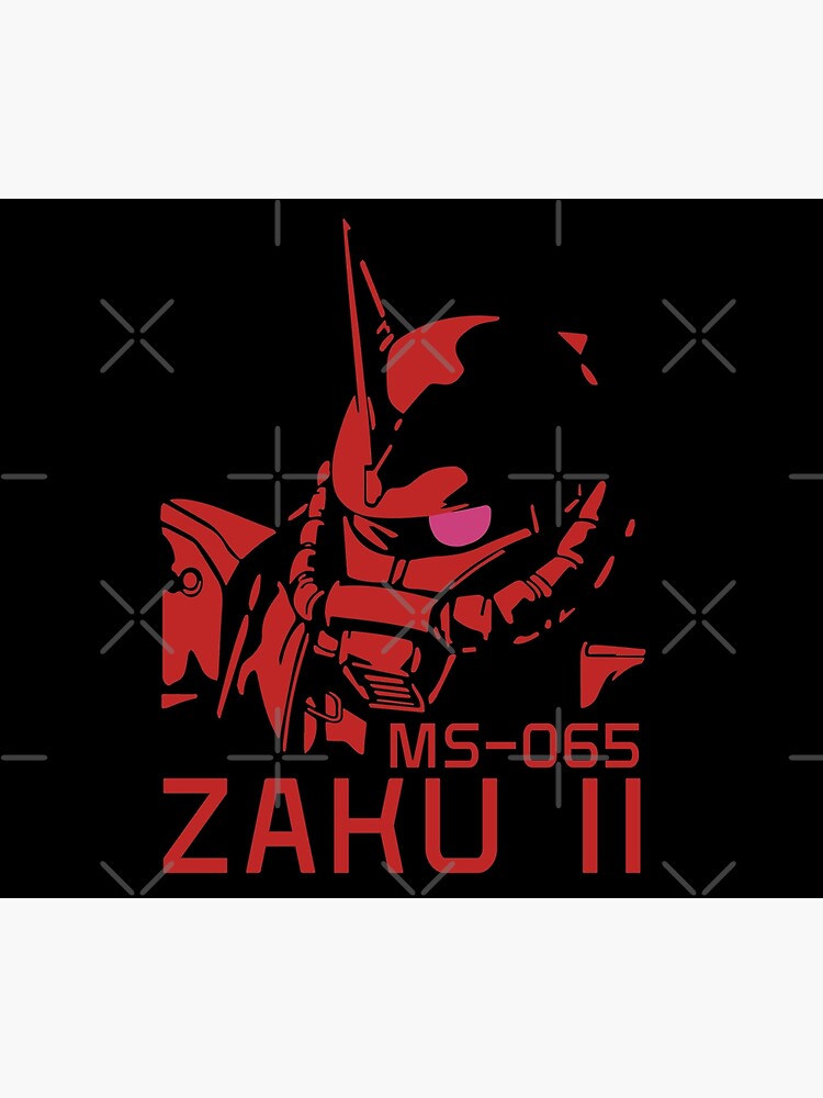 "Zaku II" Canvas Print for Sale by Sakuga Drip | Redbubble