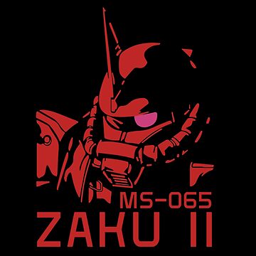 "Zaku II" Poster for Sale by Sakuga Drip | Redbubble