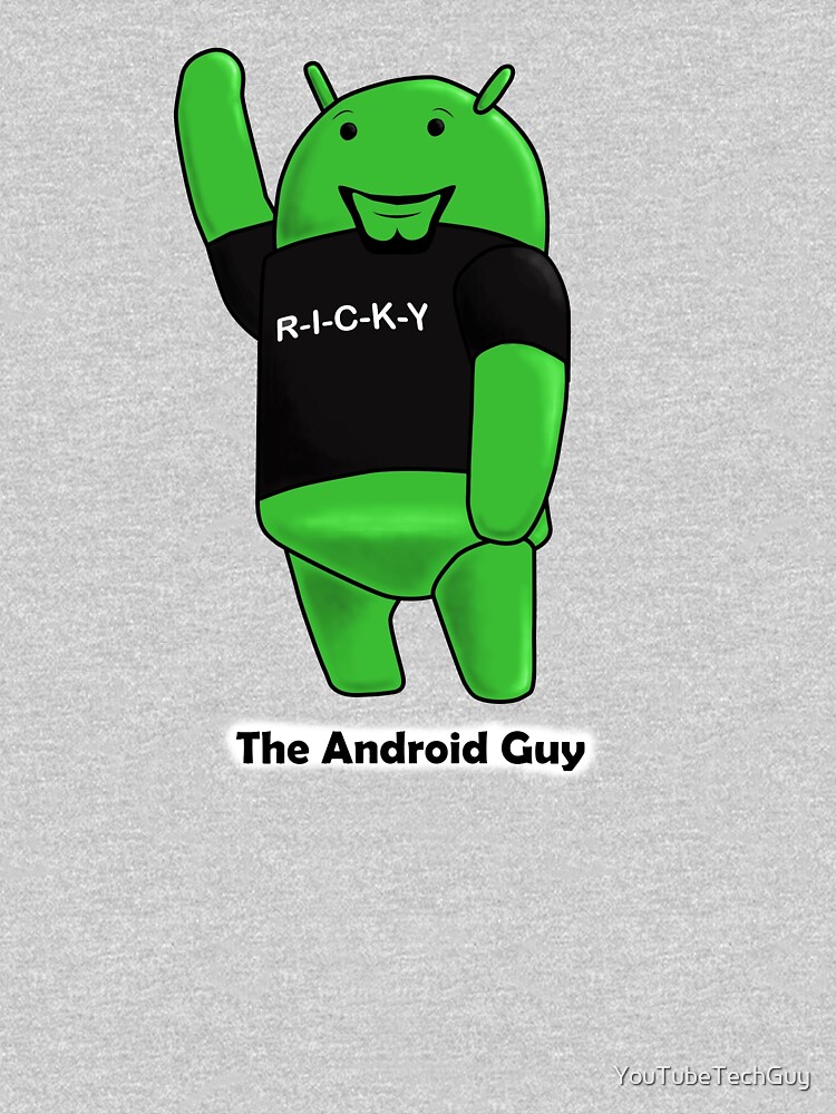 "The Android Guy" T-shirt by YouTubeTechGuy | Redbubble