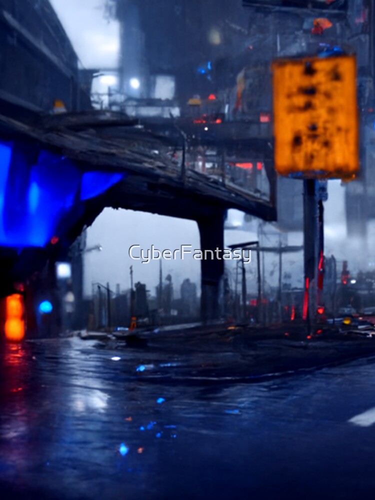 "Yellow Display at Cyber Highway" Sticker for Sale by CyberFantasy ...