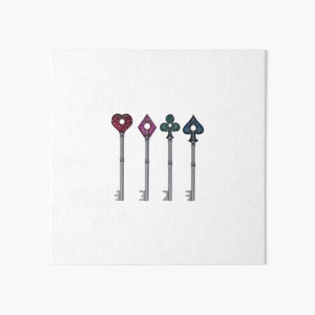 "Resident Evil keys" Art Board Print for Sale by charltonp01 | Redbubble