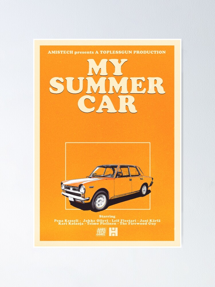 "My Summer Car Satsuma Poster" Poster for Sale by Borieboi | Redbubble