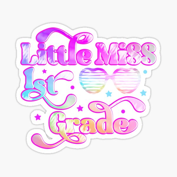 "Hello 1st Grade Little Miss First Grade Back To School 1st Grade Girl ...
