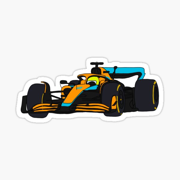 " F1 Formula One McLaren 2022 Car Merch" Sticker for Sale by F1ABEEZ ...