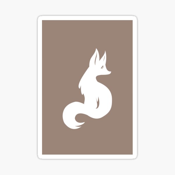 "The fox" Sticker for Sale by purnomatra | Redbubble