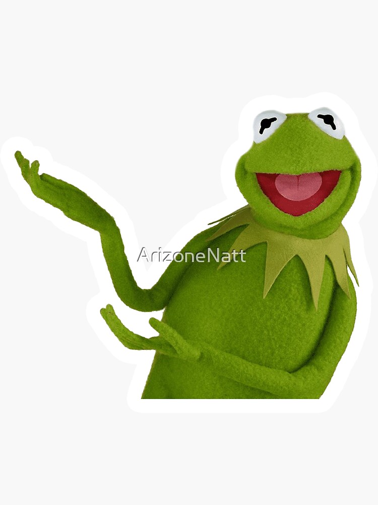 "Kermit Sticker" Sticker for Sale by ArizoneNatt | Redbubble