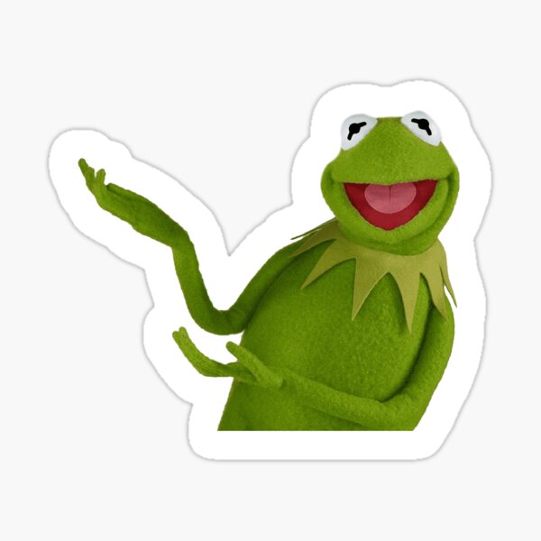 "Kermit Sticker" Sticker for Sale by ArizoneNatt | Redbubble