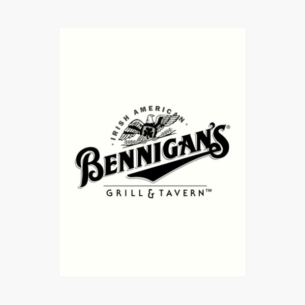 "bennigans restaurant logo" Art Print for Sale by Carlespu | Redbubble