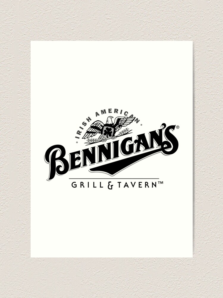 "bennigans restaurant logo" Art Print for Sale by Carlespu | Redbubble