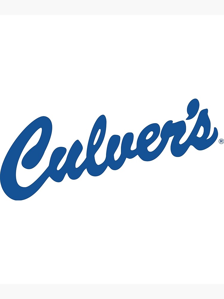 "culver's frozenfood restaurant logo" Art Print for Sale by Carlespu ...