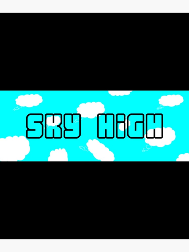 "Sky High Clouds Box logo" Art Print for Sale by JulyalTheller | Redbubble