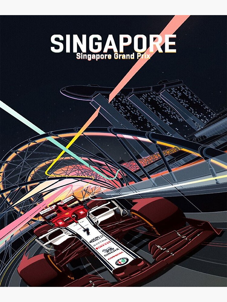 "singapore f1 Circuits" Sticker for Sale by Starboydz | Redbubble