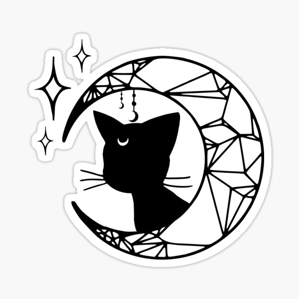"Luna, Sailormoon,Cat,Mystic,Moon" Sticker for Sale by MBGifts01 ...