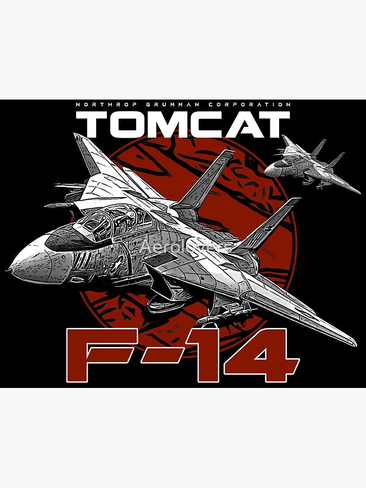 "F-14 Tomcat Fighterjet" Sticker for Sale by Aerolovers | Redbubble