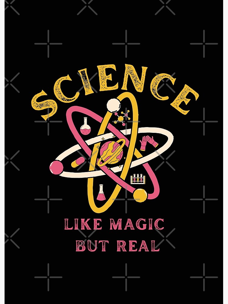 "Science Like Magic But Real Illustrated Digital Design V2" Poster for ...