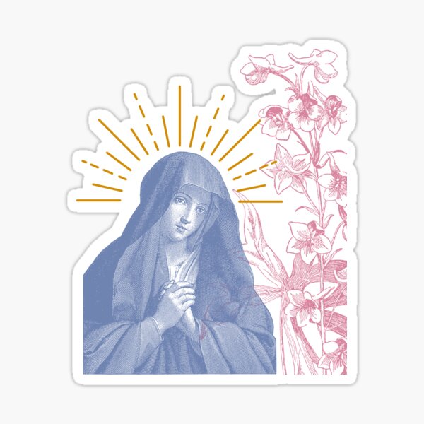 "Virgin Mary" Sticker for Sale by CZagorski | Redbubble