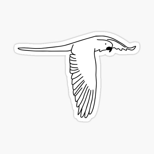 "Bird flying " Sticker for Sale by ployaung | Redbubble