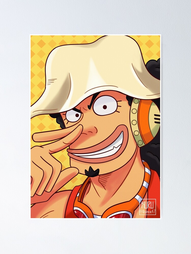 "usopp one piece" Poster for Sale by kurux47 | Redbubble