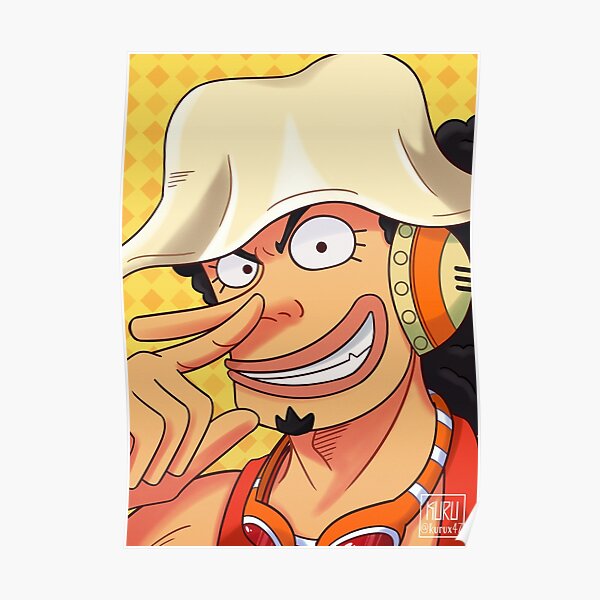 "usopp one piece" Poster for Sale by kurux47 | Redbubble