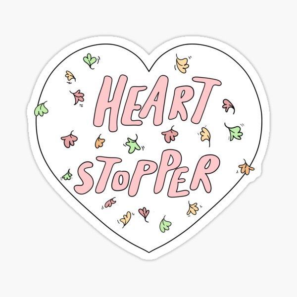 "Heartstopper heart" Sticker for Sale by Princifer | Redbubble