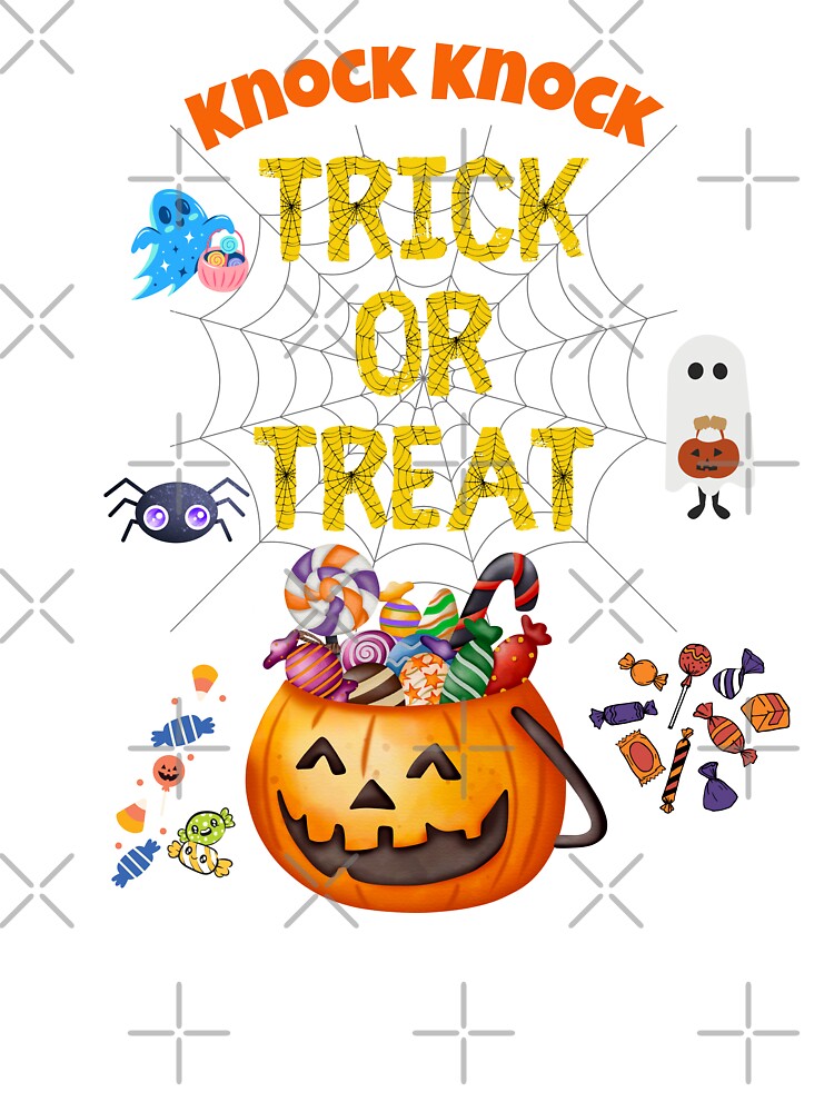 "Knock knock trick or treat halloween costume - cute spooky halloween ...