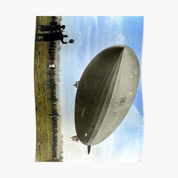 "The LZ 129 Hindenburg rising into the air for the first time - History ...