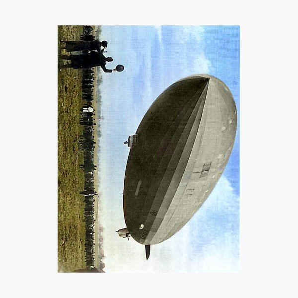 "The LZ 129 Hindenburg rising into the air for the first time - History ...