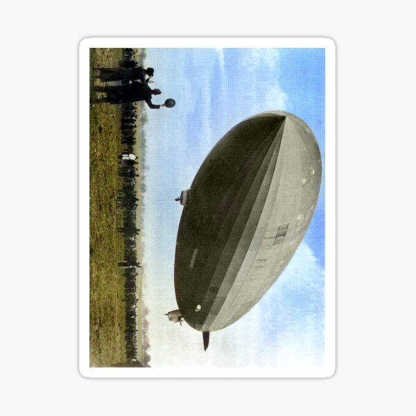 "The LZ 129 Hindenburg rising into the air for the first time - History ...