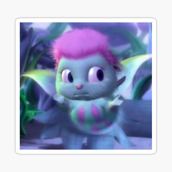 "clueless bibble" Sticker for Sale by angelarchives | Redbubble