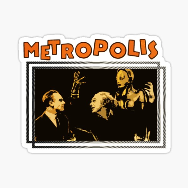 "Metropolis" Sticker by kawaiikastle | Redbubble