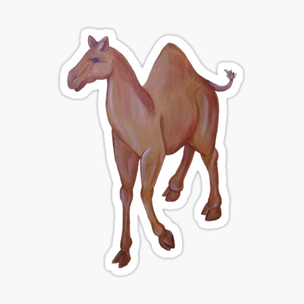 "One hump camel" Sticker for Sale by Wolf-Moon-Mumma | Redbubble