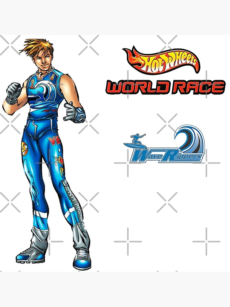 "Hot Wheels World Race and Wave Rippers Logo with Vert Wheeler" Art ...