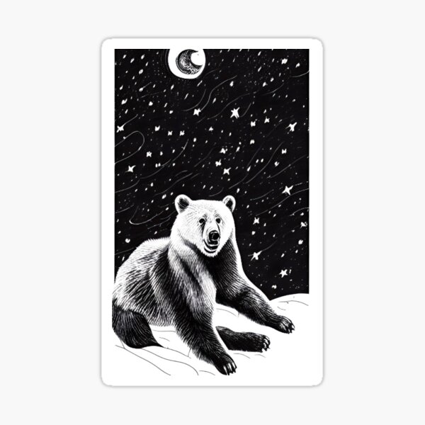 "Space Bear" Sticker for Sale by DrGin-and-Juice | Redbubble