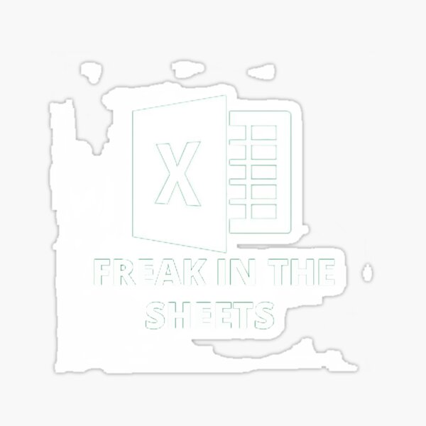 "Freak In The Sheets " Sticker for Sale by theaggi | Redbubble